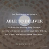 He Will Deliver Us - Ever Thine Home