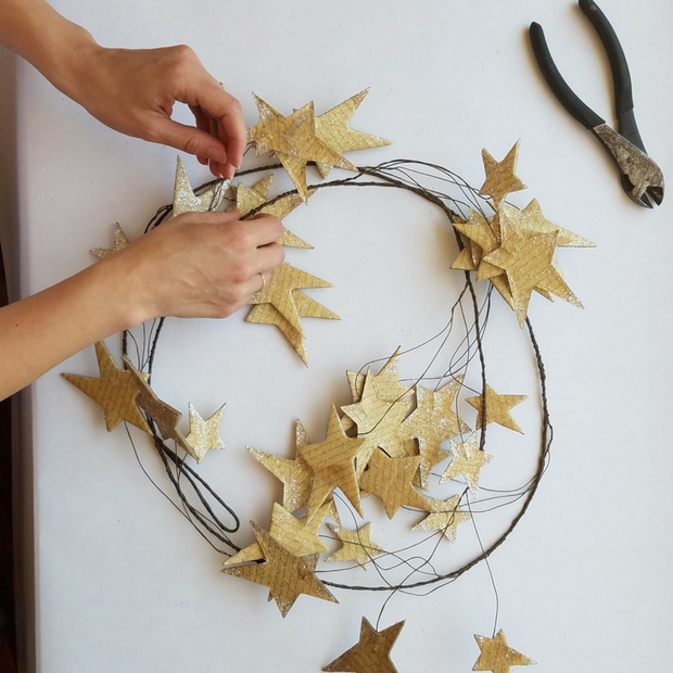 Star Garland DIY - Ever Thine Home
