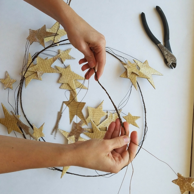 Star Garland DIY - Ever Thine Home